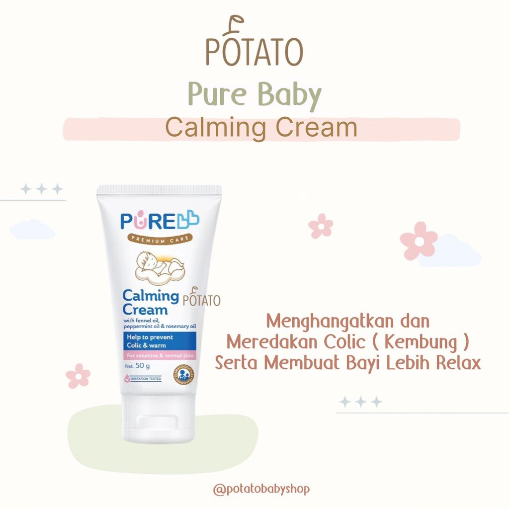 Jual Pure Baby Calming Cream - Krim Anti Colic Kolik Kembung Bayi ...