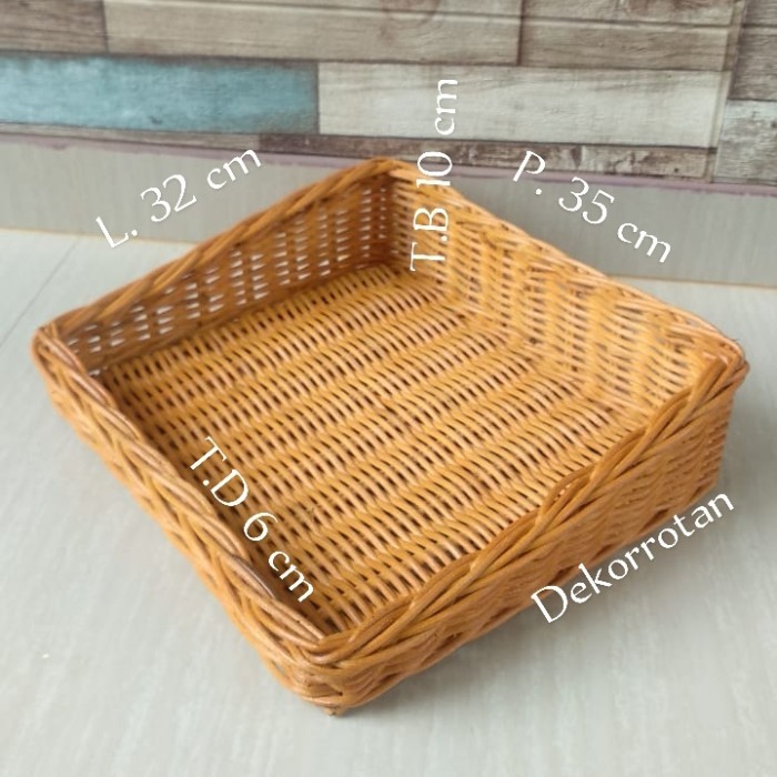 Jual keranjang rotan nampan wadah hantaran seserahan pernikahan besar ...
