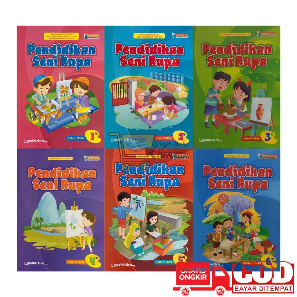 Jual Pendidikan Seni Rupa Kurikulum Merdeka Kelas 1 2 3 4 5 6 SD/MI Penerbit Yudhistira | Shopee ...