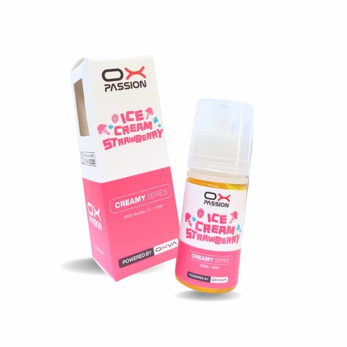 Jual [SALT] - Ox Passion STRAWBERRY ICE CREAM 30ML by Oxva Liquid Pods ...
