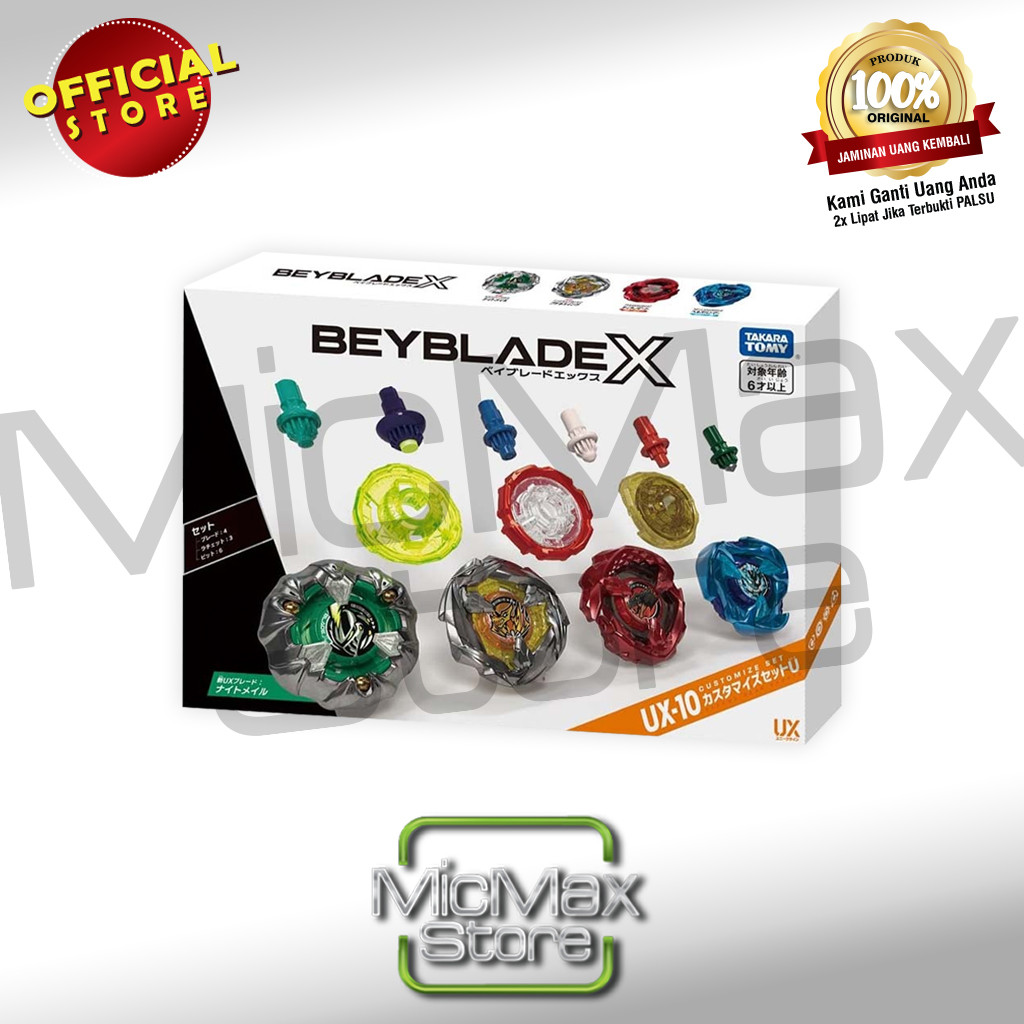 Jual TAKARA TOMY Beyblade X S1 UX-10 UX10 Customized Set U 939542 ...