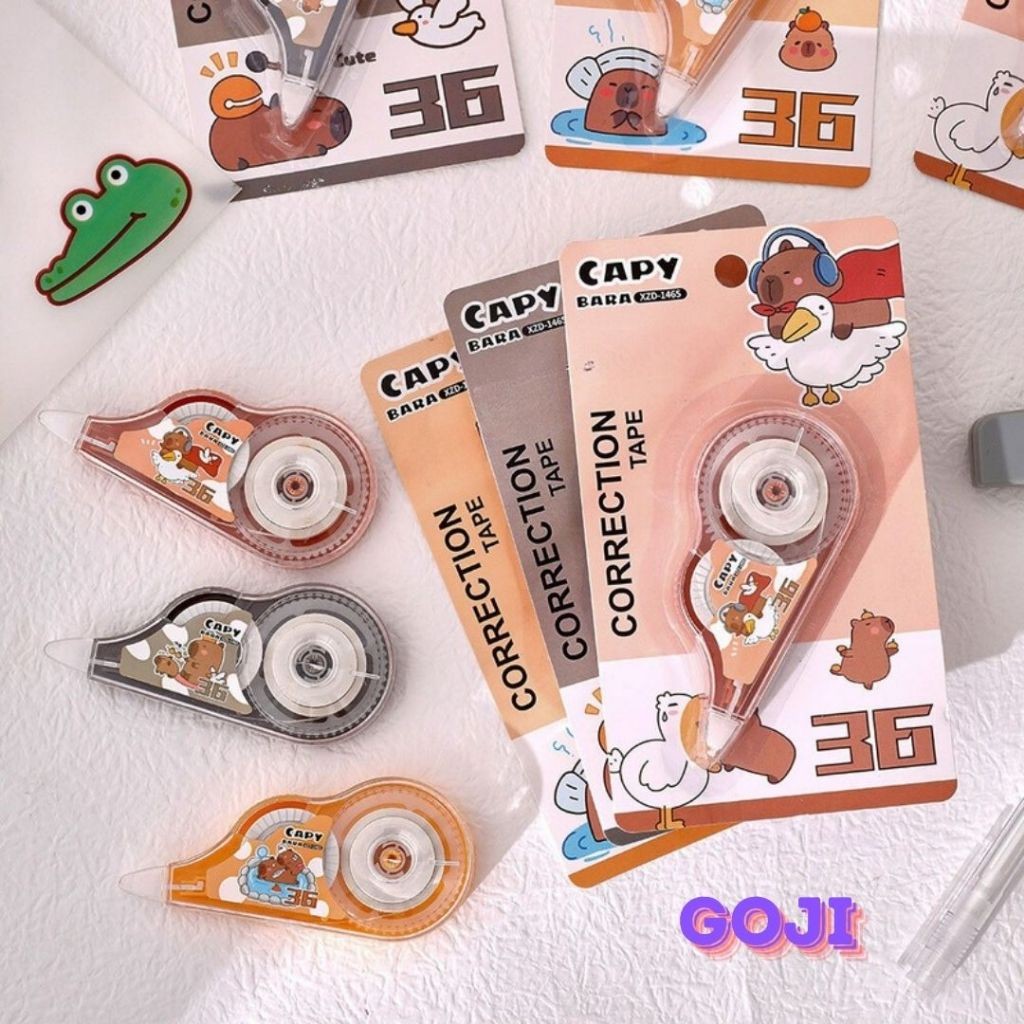 Jual GOJI Correction Tape Capybara 5m Lucu TipEx TipX Tip Ex Pita ...