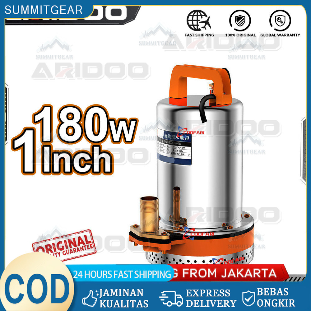 Jual Pompa Air celup DC12V/24V Submersible water pump / Pompa kolam DC ...