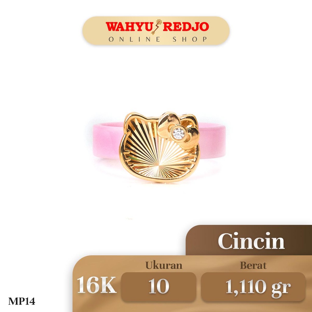 Jual Cincin Emas Keramik HK 16K Wahyu Redjo CC-16K-28015564-PMR ...