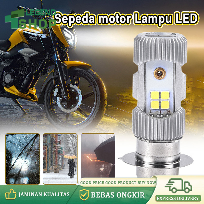 Jual Lampu Led Motor Philips M5 H6 Dc Kaki1, 6500k Putih Led H6 Laser ...