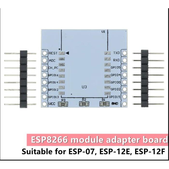 Jual ADAPTER PLATE WIFI MODULE Esp8266 Esp-07 Esp-08 Esp-12 Esp-12e Esp ...