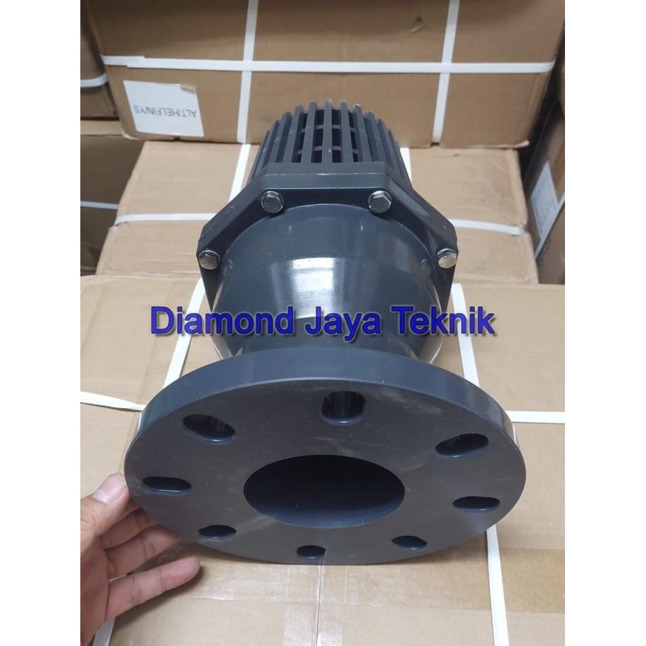 Jual Flange Foot valve pvc 4 " Inch JIS 10K DN100 / Swing Check Type Flange JIS DN100 / Klep ...