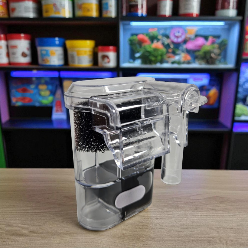 Jual QUANLONG Mini Mounted Fish Tank Waterfall Filter EU Plug 2.5W 220V ...