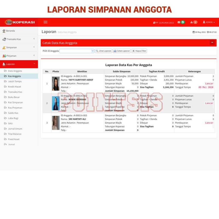 Jual Source Code Aplikasi Koperasi Karyawan Simpan Pinjam PHP CI | Shopee Indonesia