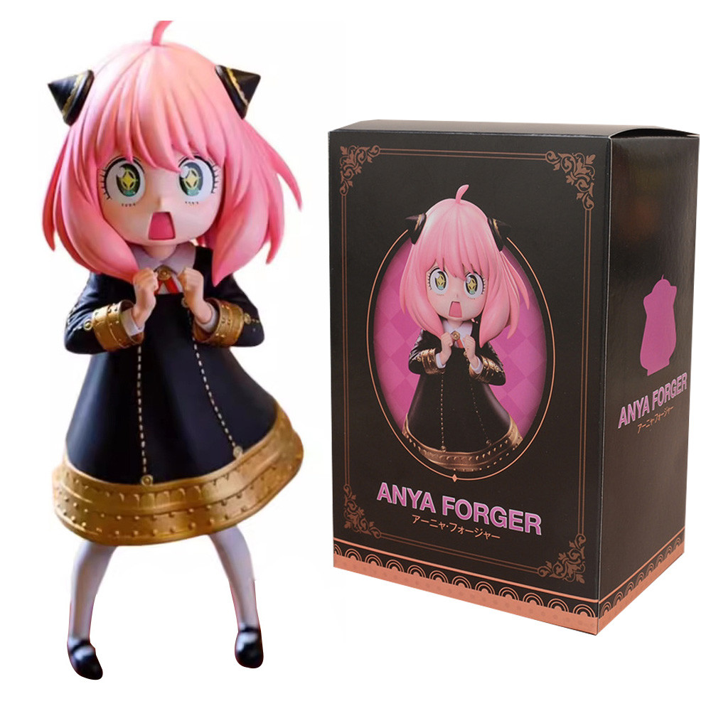 Jual 18CM Anime SPY Family Anya Forger Figure Star Eye Wakuwaku Cute ...