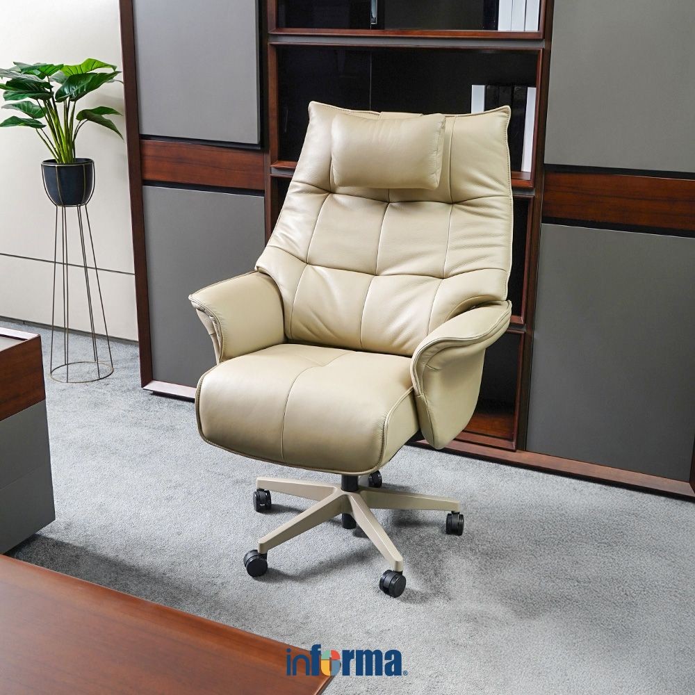 Jual Informa Hana Kursi Kantor - Cokelat Latte Tempat Duduk Kerja ...