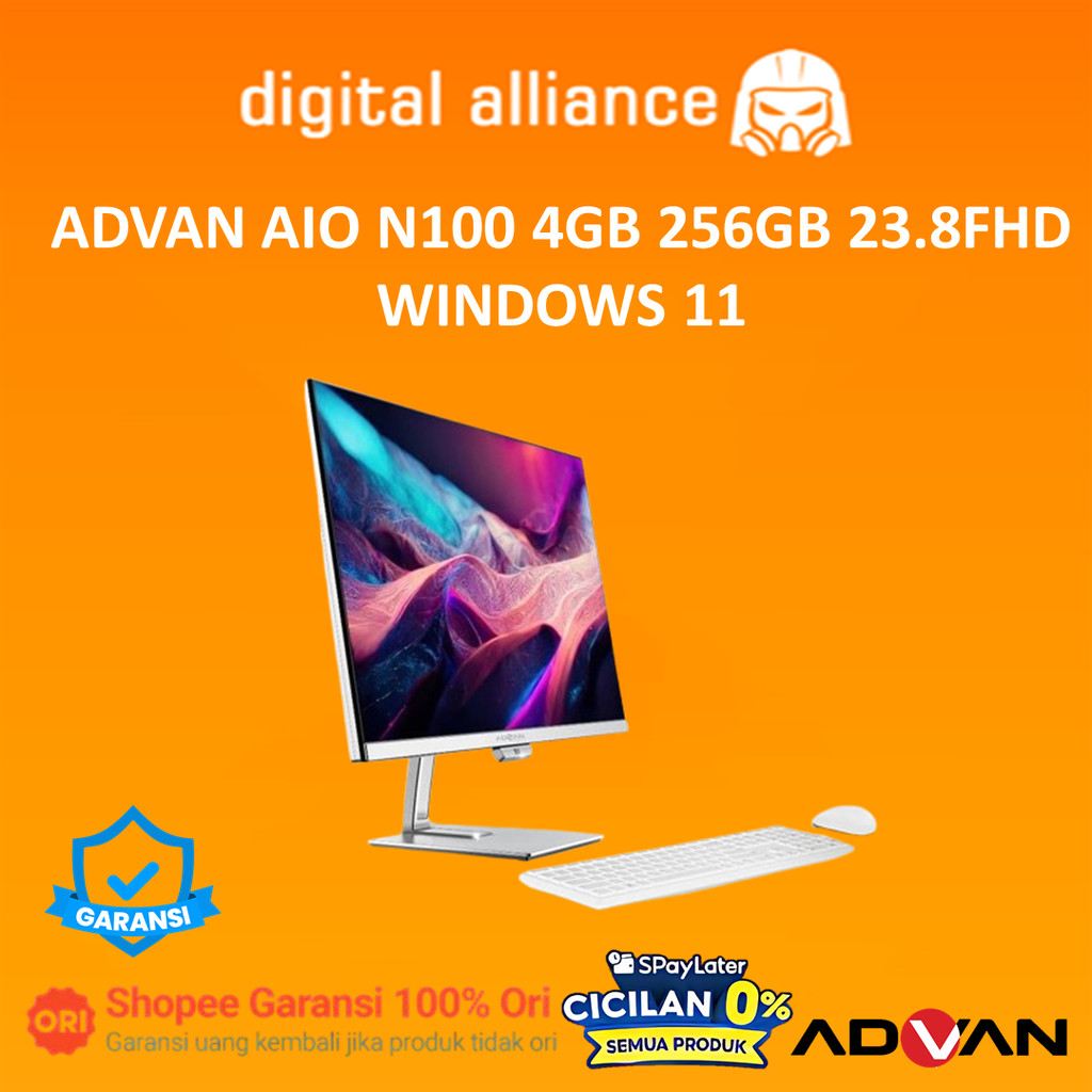 Jual ADVAN AIO N100 8GB 256GB 23.8FHD WINDOWS 11 | Shopee Indonesia