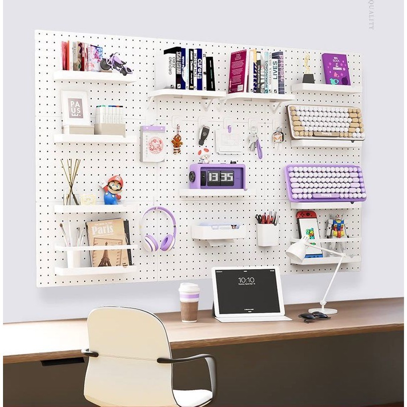Jual Wall Storage Hole Board Dapur Kantor Rak Organiser | Shopee Indonesia
