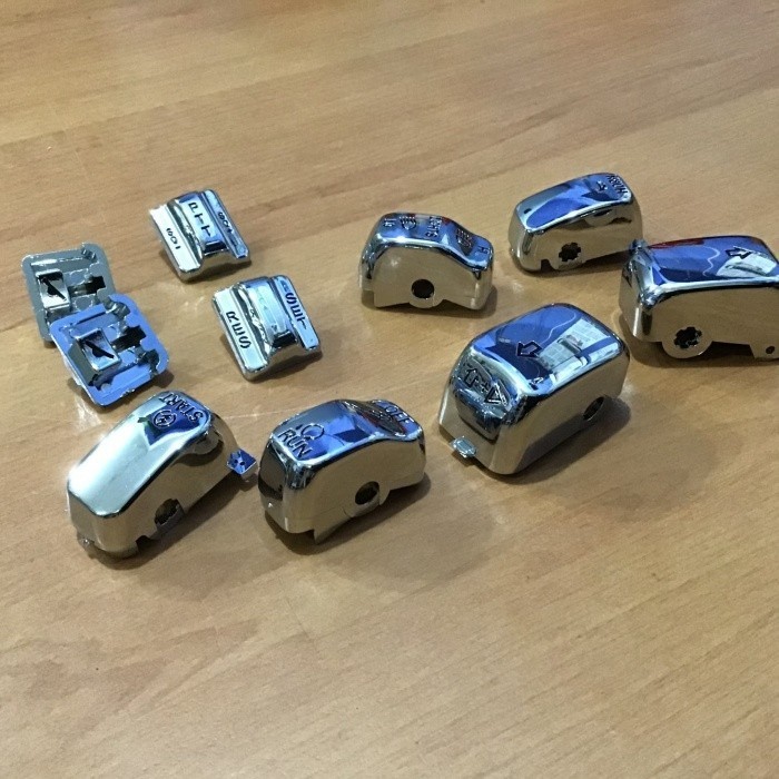 Jual TOMBOL SWITCH HAND CONTROL HOUSING BUTTON CHROME TOURING 1996 ...
