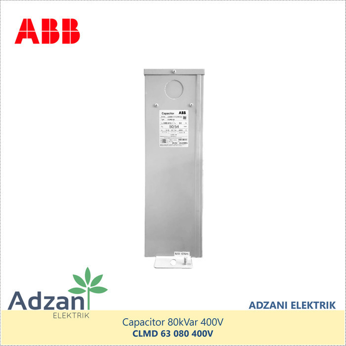 Jual CAPASITOR 80kVAR 400V 415V ABB CLMD 63 2GSB010126A0022 KAPASITOR ...