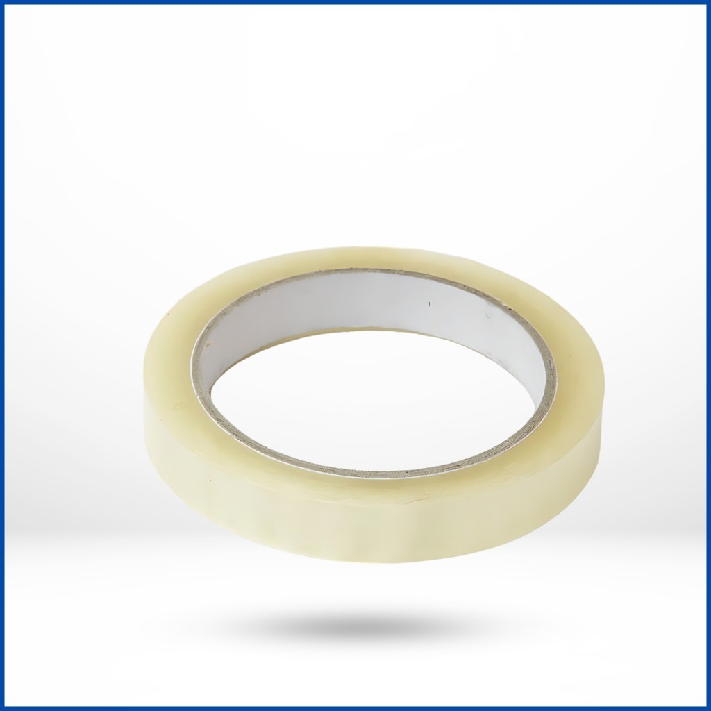 Jual Isolasi 12MM 50 72 100 yard Lakban Bening 1/2 inch inci OPP ...