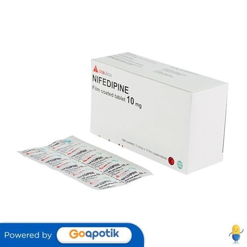 Jual Nifedipine Ogb Dexa Medica 10 Mg Box 100 Tablet / Hipertensi ...