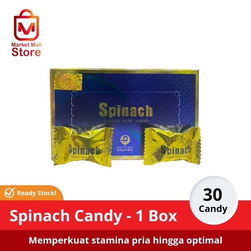 Jual PRODUK JOSS Permen Spinach Candy Original 30 Pcs - Permen Stamina ...