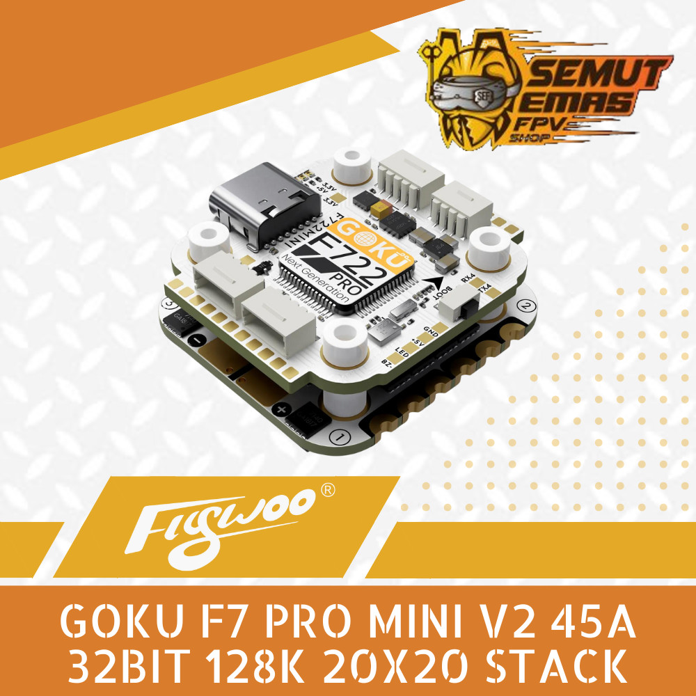 Jual Flywoo GOKU F722 PRO Mini V2 45A 32Bit 128K 20X20 Stack FC ESC FPV | Shopee Indonesia
