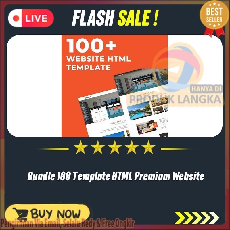 Jual Turun Harga Bundle 100 Template HTML Premium Website Dashboard ...