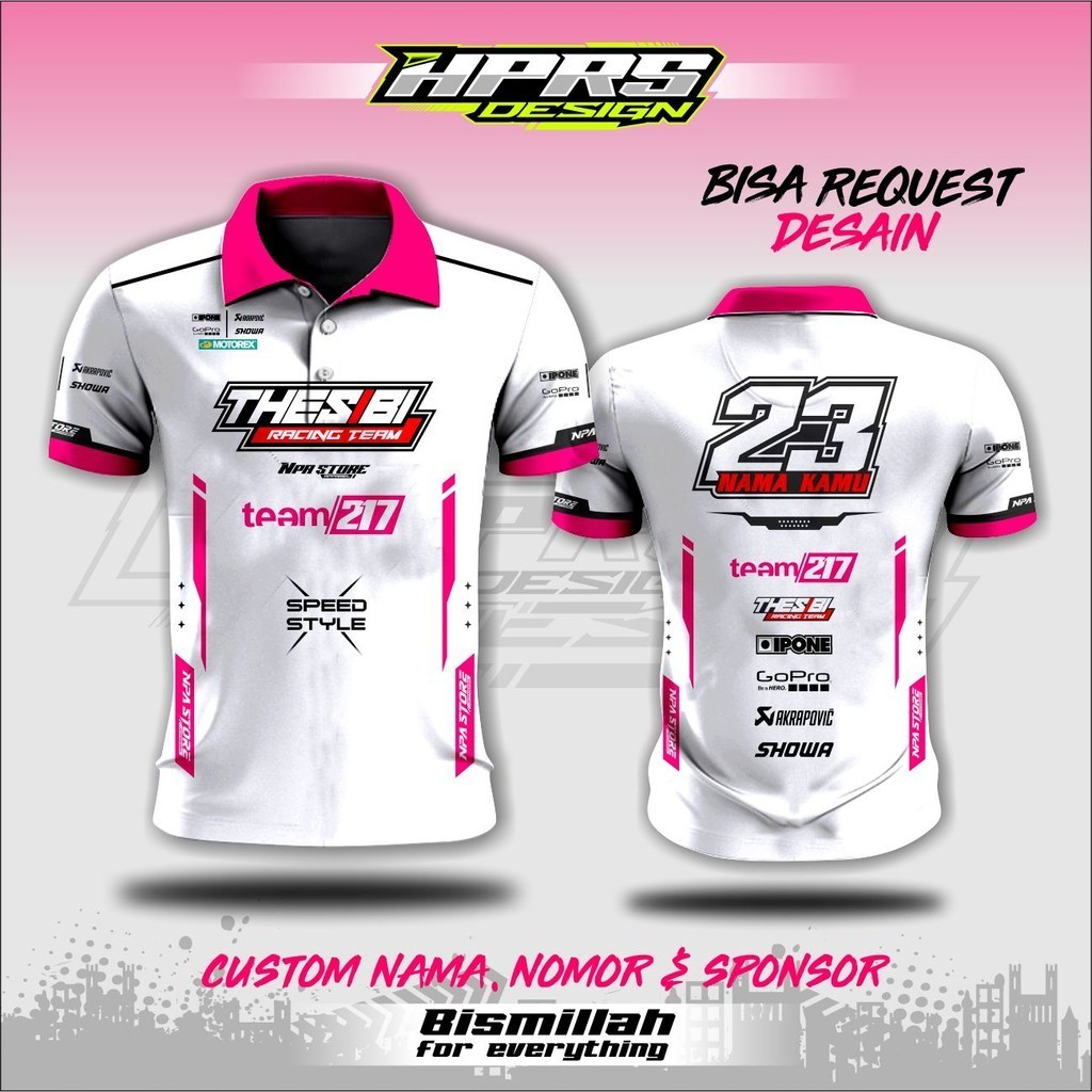 Jual JERSEY RACING CUSTOM BEBAS REQUEST FULL PRINTING DESAIN MOTIF ...