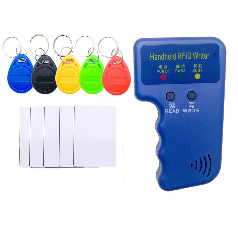 Jual Handheld 125Khz RFID Card Reader Copier Writer Duplicator Programmer ID Card Copy EM4305 ...