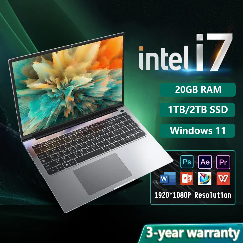 Jual 2024 New Laptop Computer Windows 11 20GB RAM 1TB SSD Intel CORE i7 ...