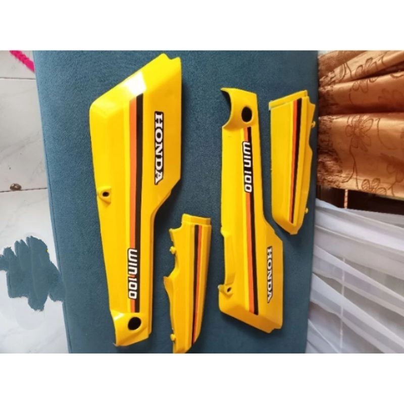 Jual Cover bodi body Box aki Win 100 Satu Set Kanan Kiri | Shopee Indonesia
