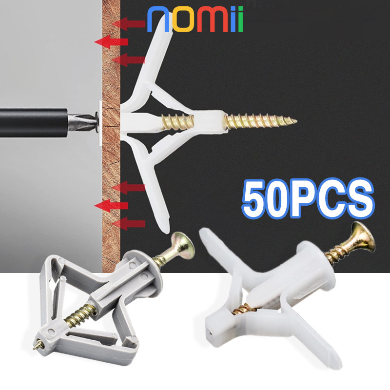 Jual 50pcs Expanding Anchors Aircraft/Butterfly Expansion Bolt Set ...