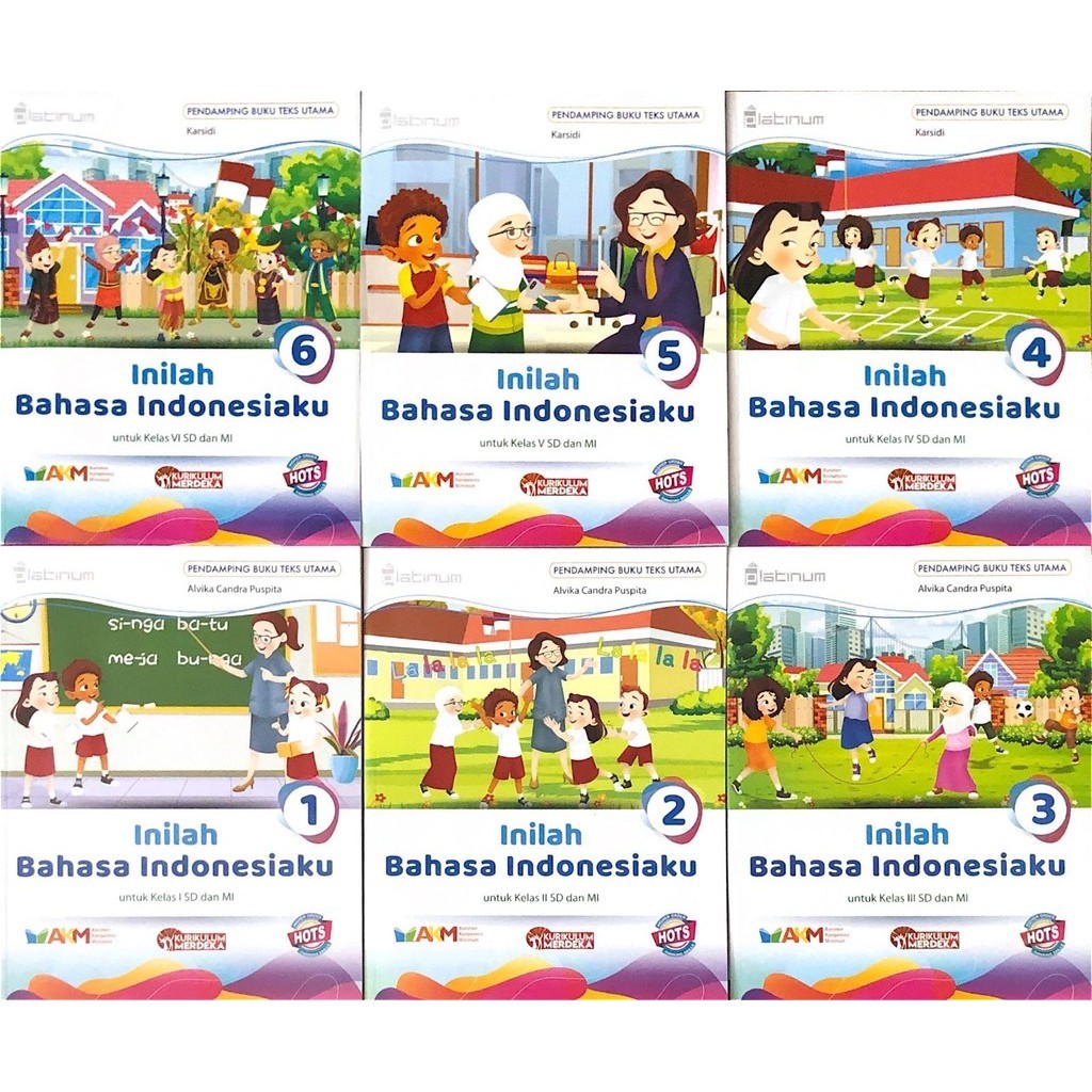 Jual Platinum Buku Bahasa Indonesia Kelas 1 2 3 4 5 6 SD/MI Kurikulum Merdeka Penerbit Tiga ...