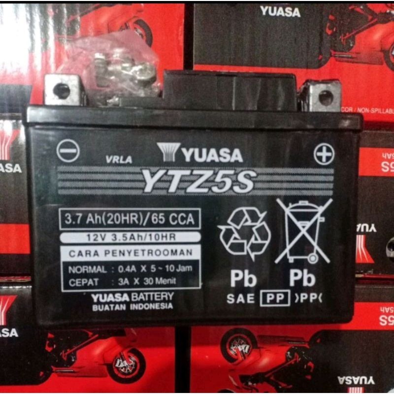 Jual AKI YUASA YTZ 5 S AKI GTZ 5S ACCU BATRAI KERING BEAT / FI - VARIO 110 KARBU - MIO SOUL GT ...
