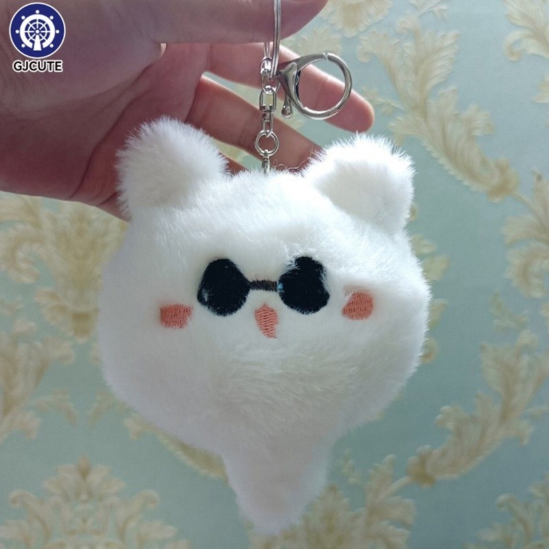 Jual Anime Jujutsu Kaisen Gojo Satoru Cat Plush Toy Cute Embroidery ...