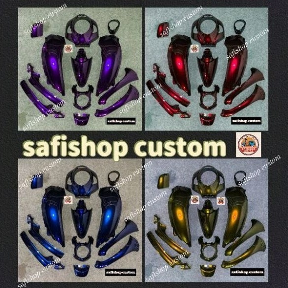 Jual full halus body scoopy 2021- 2024 custom warna lain | Shopee Indonesia