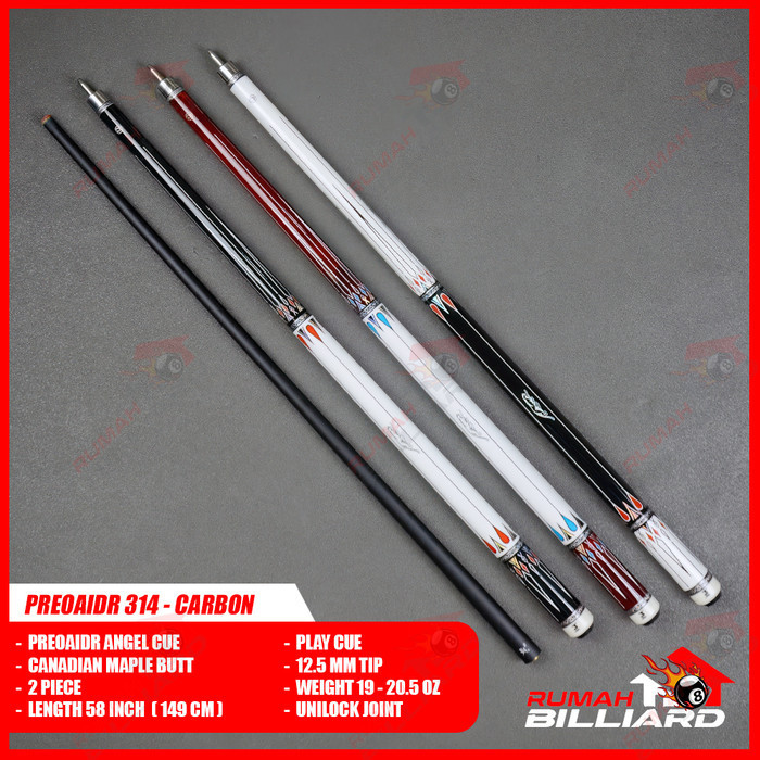 Jual Stick Billiard - Billiard Cue - PREOAIDR Angel - Premium Carbon ...
