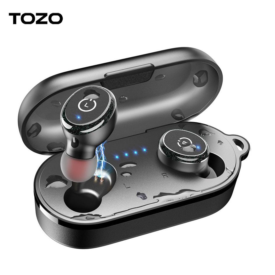 Jual TOZO T10 Bluetooth 5.3 Earphones ,Wireless Headphones , AI ...