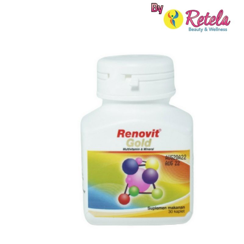 Jual RENOVIT GOLD 1 BOTOL ISI 30 KAPLET | Shopee Indonesia