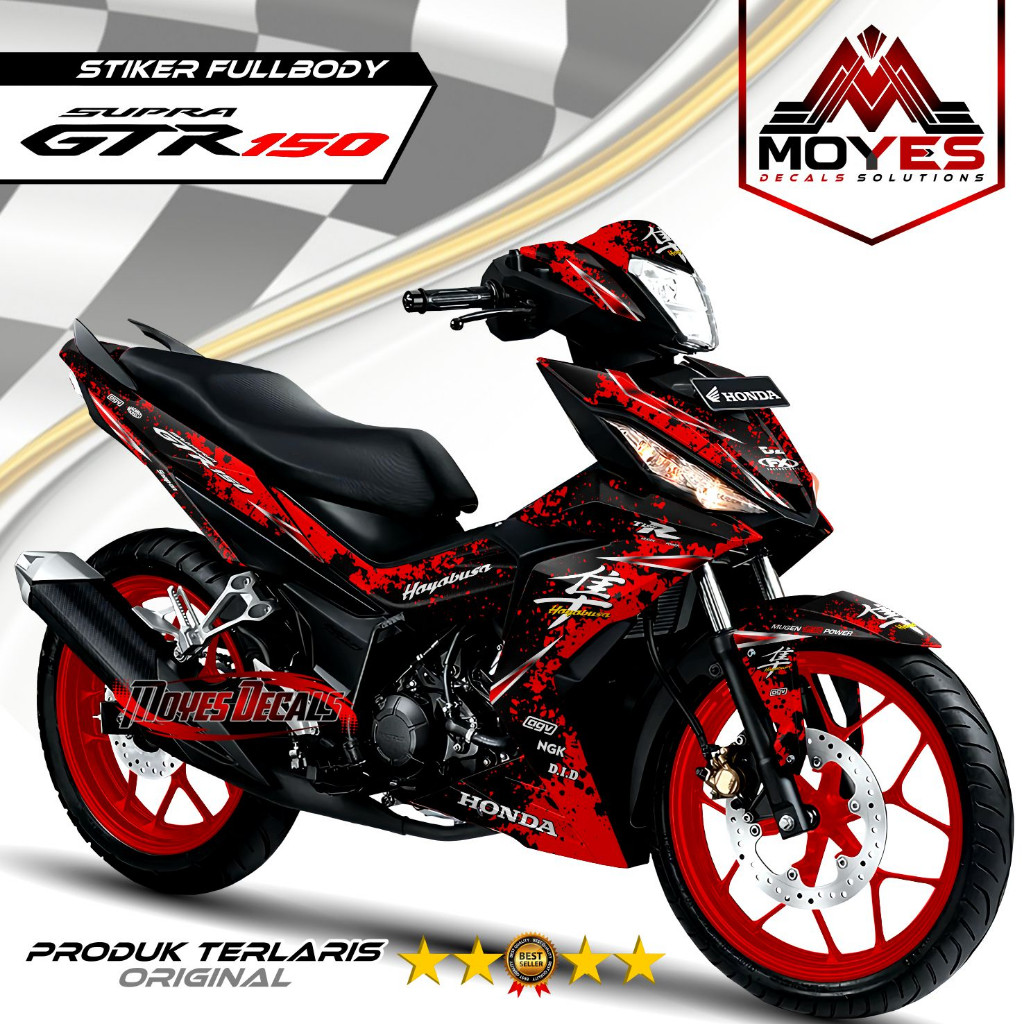 Jual Decal Supra GTR 150 Fullbody - Stiker Supra GTR 150 Motif Hayabusa ...