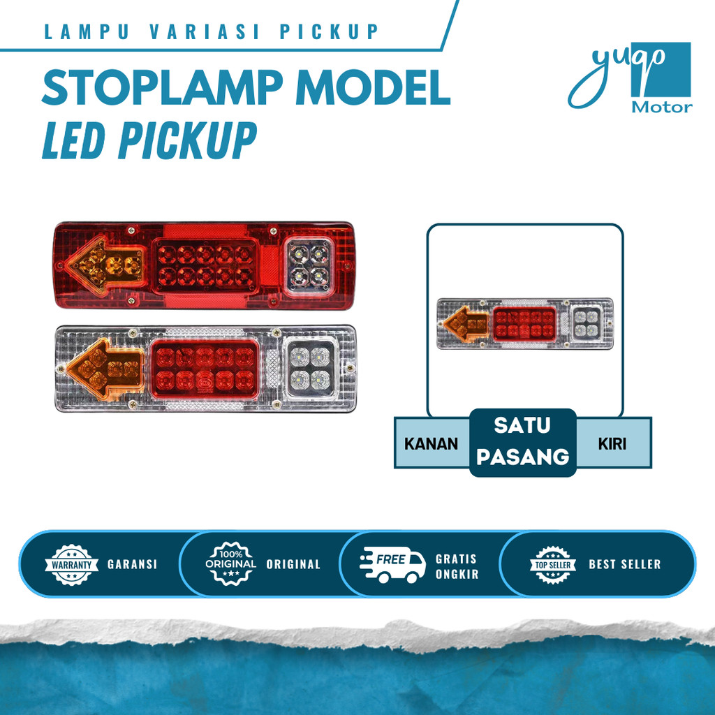 Jual Stoplamp Pick Up Led 12 Volt 30 CM 1 Set Kiri dan Kanan Anti Air ...