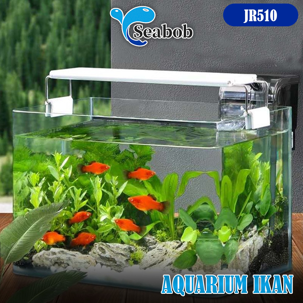 Jual SEABOB Akuarium Ikan JR510 (30/35/40/50/60 cm) Tangki Ikan Mini ...