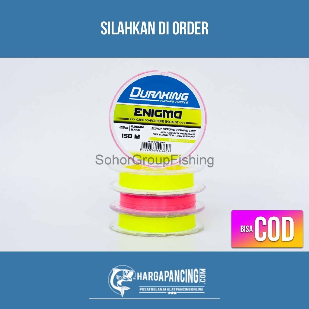 Jual Senar Pancing Duraking Enigma Untuk Galatama dan Ikan Babon ...