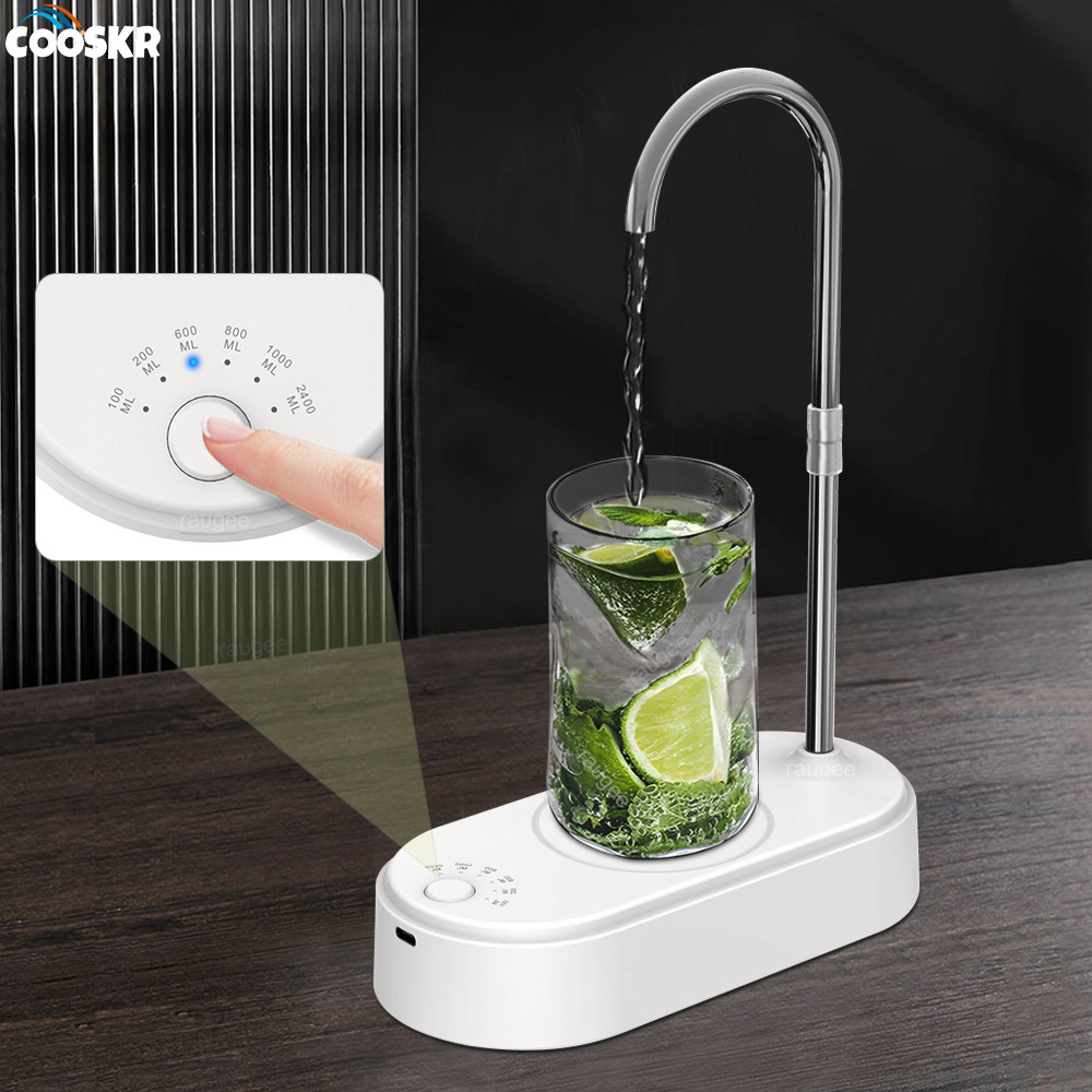 Jual Electric Water Gallon Pump Automatic Water Bottle Dispenser Table ...