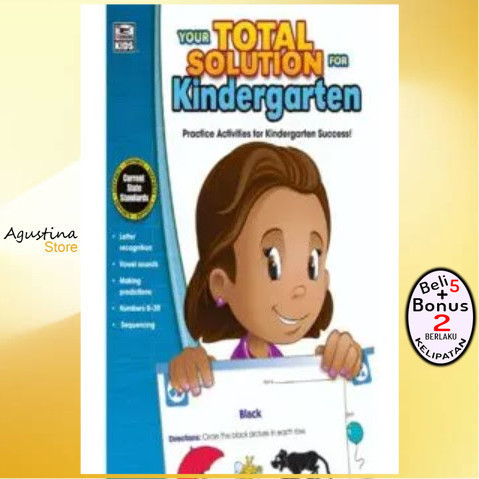 Jual Your Total Solution for Kindergarten Workbook (kids,music,garden ...