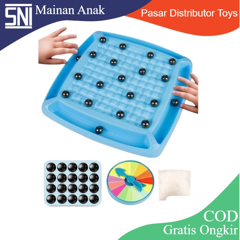 Jual Mainan Anak MAGNETIC BATTLE CHESS Mainan Game Board Family ...