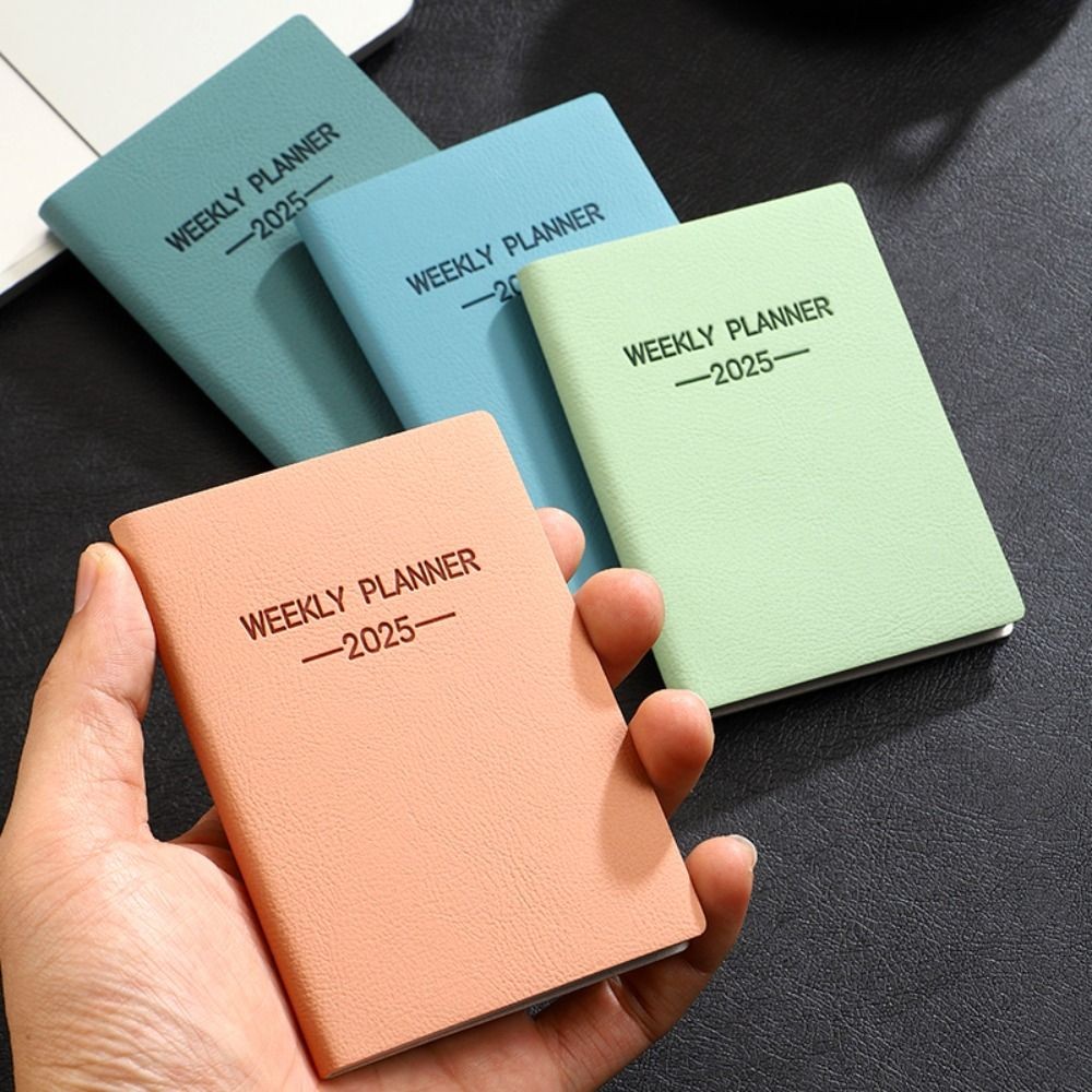 Jual High Quality A6/A7 2025 Agenda Book English To Do List 2025 ...