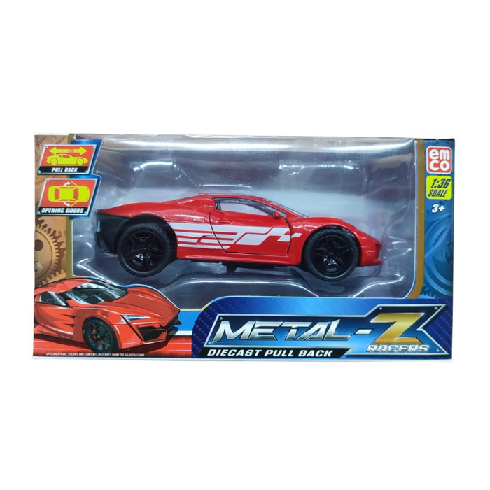 Jual Mainan Emco Metal Z 1:36 Diecast Mobil Pull Back V2 | Shopee Indonesia