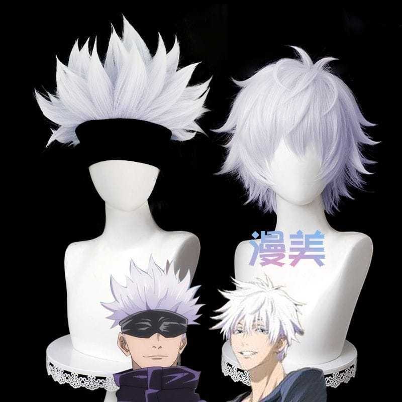 Jual WAIFUKU - PO Wig Cosplay Satoru Gojou Gojo Jujutsu Kaisen JJK Asli ...