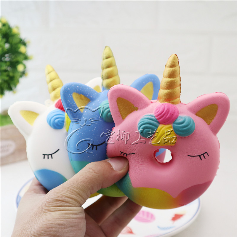 Jual squishy giant donuts Jumbo Kawaii Unicorn Donut Squishy Squishies ...