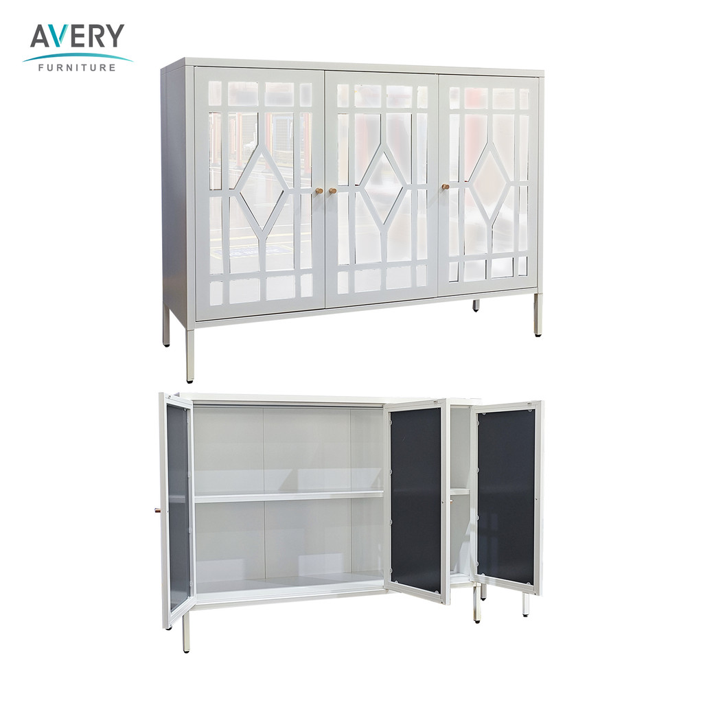 Jual Avery - BST 03 - Buffet Serbaguna / lemari Buffet 3 Pintu Kaca ...