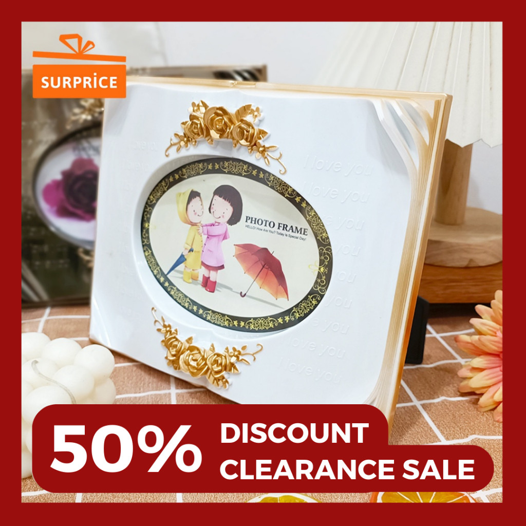 Jual [MEGA SALE] Surprice Frame Foto Bentuk Buku / Pigura Foto ...
