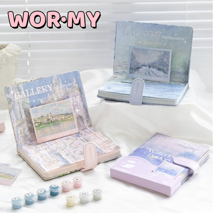 Jual WORMY Full Color Buku Diary Nature Pemandangan Korea Vintage Lucu ...
